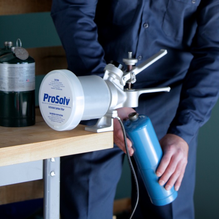 Propane cylinder recycling and disposal using ProSolv : Waste Control ...