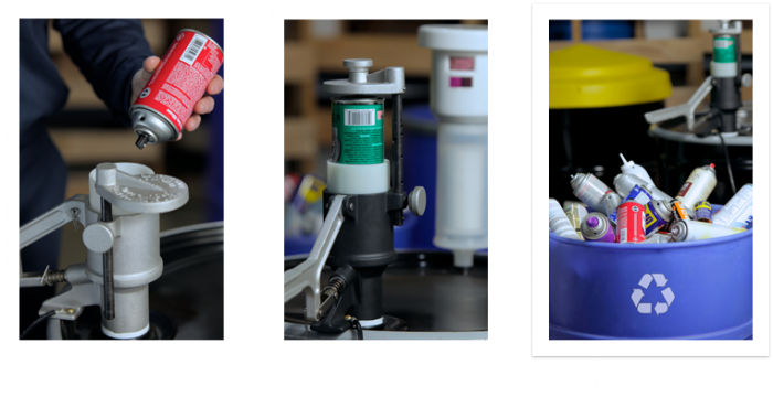 Aerosol can recycling - Waste Control Systems : Waste Control Systems